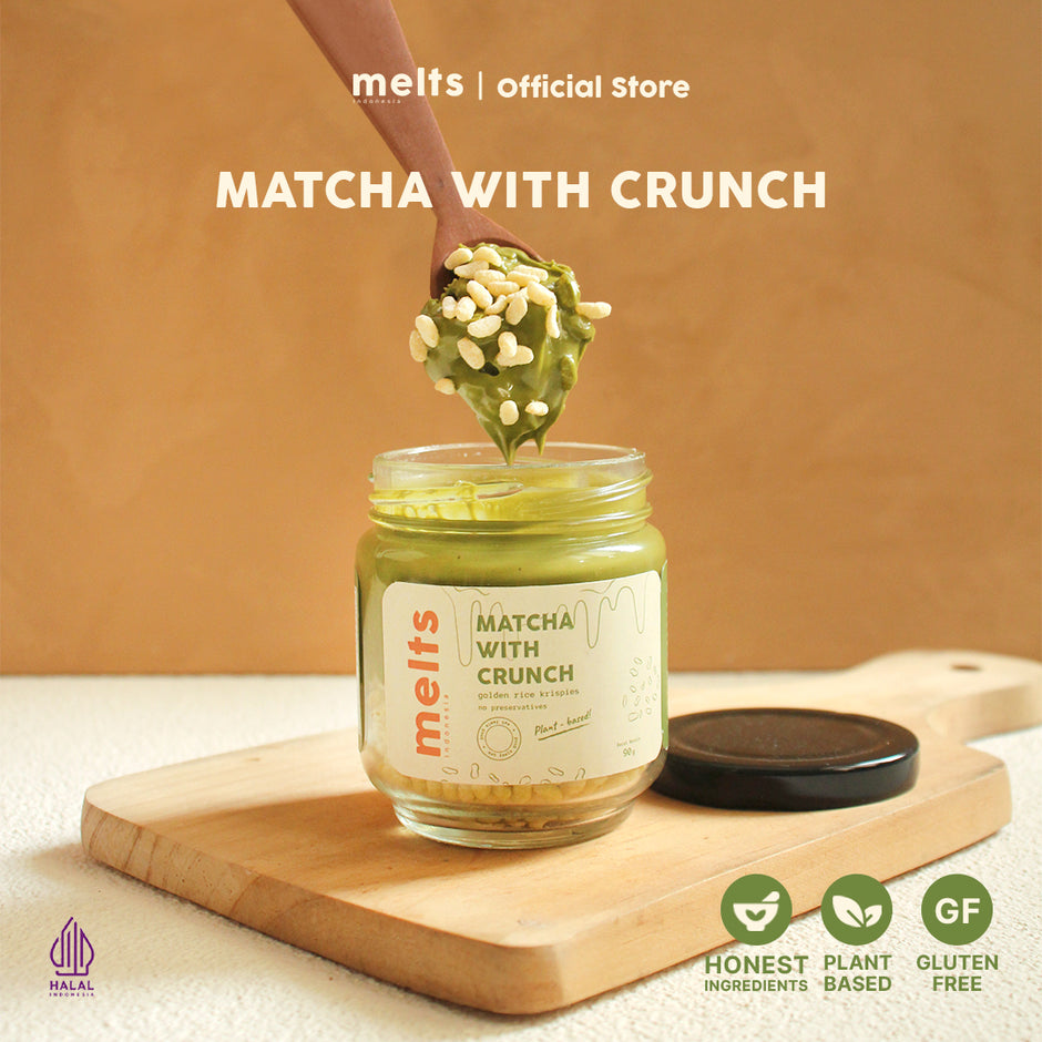 Melts Crunch | Snack Cokelat, Matcha, Hazelnut Vegan Plant Based ...
